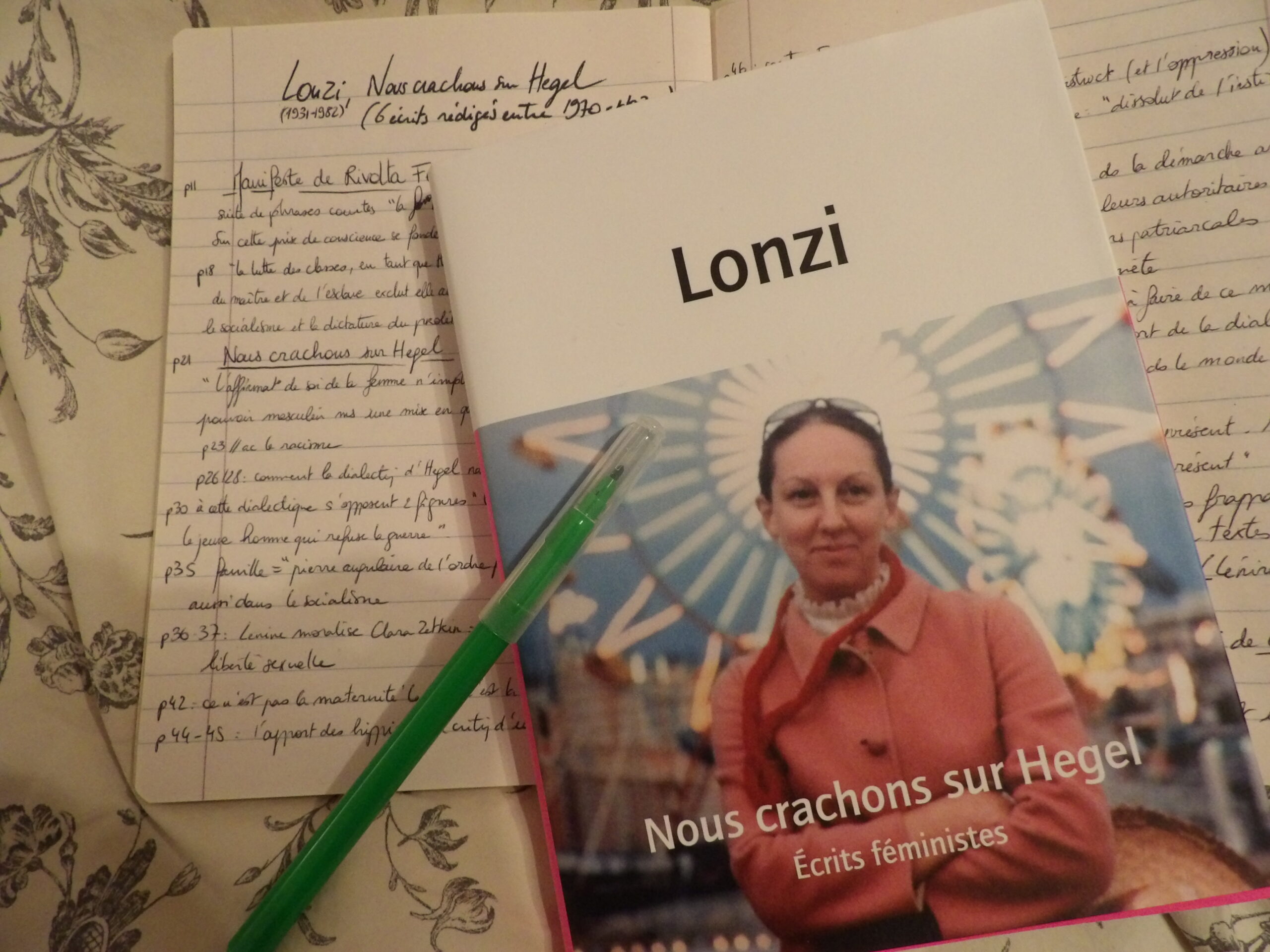 20 avril - Nous crachons sur Hegel de Carla Lonzi - Mellionnec - Rares ...